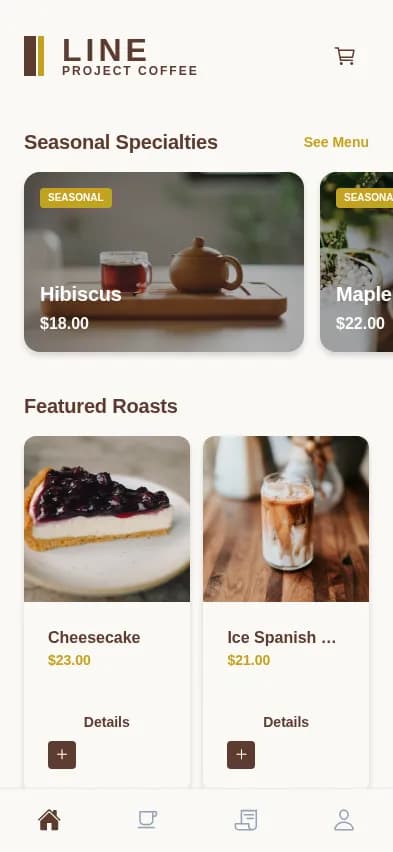 Line Coffee App