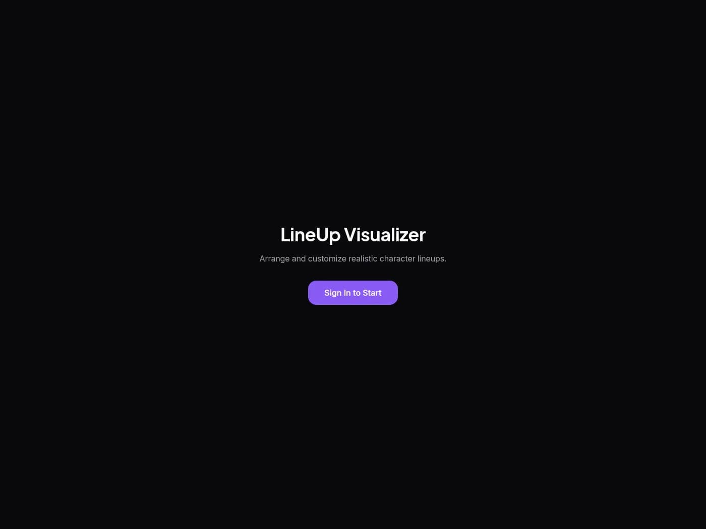 LineUp Visualizer