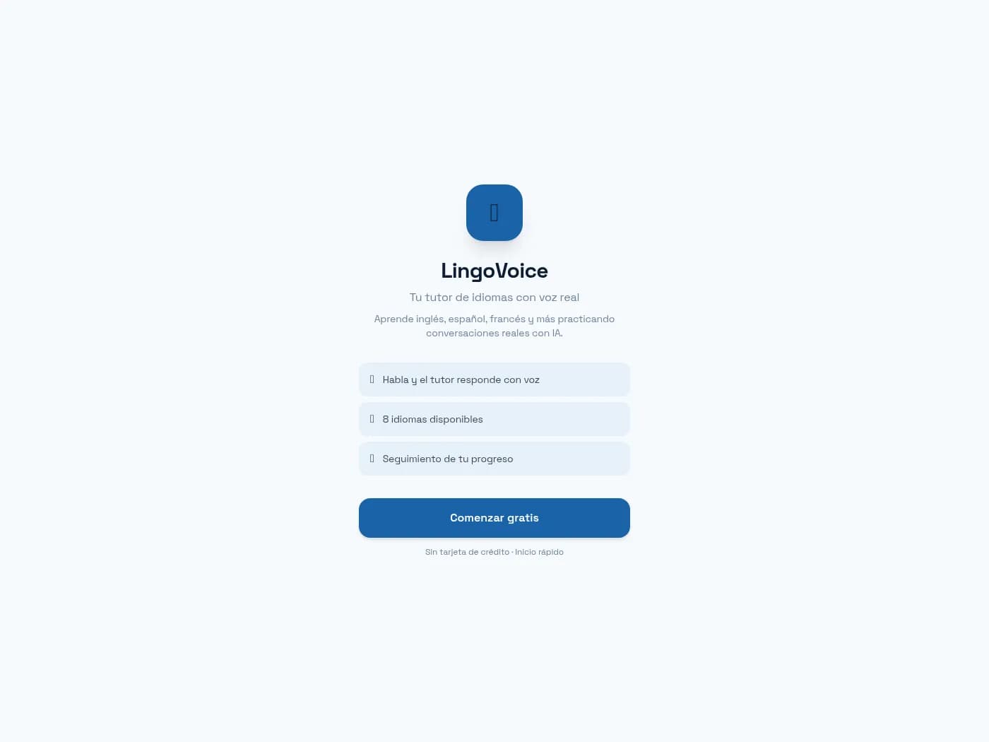 LingoVoice Tutor