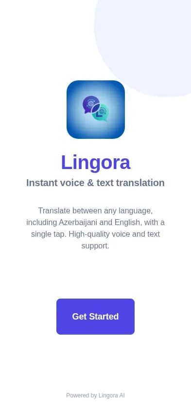 Lingora Translation App