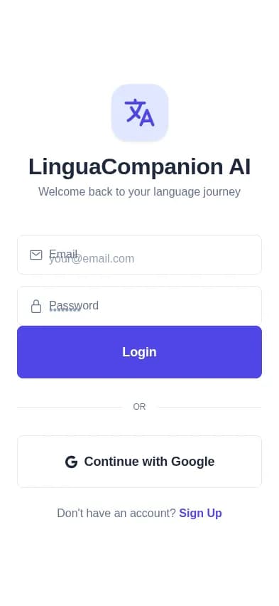 LinguaCompanion AI