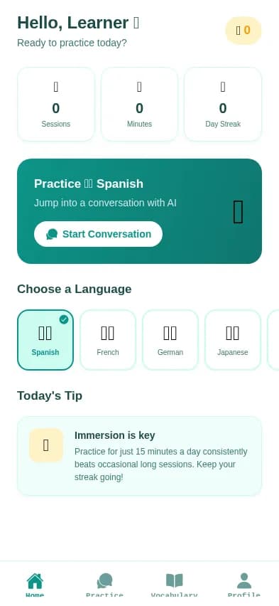 LinguaAI Mobile