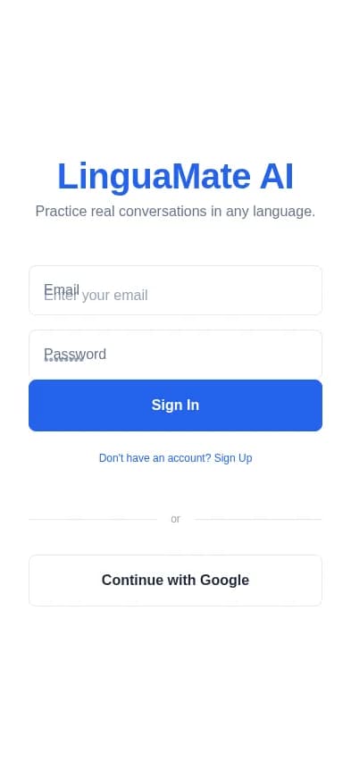 LinguaMate AI