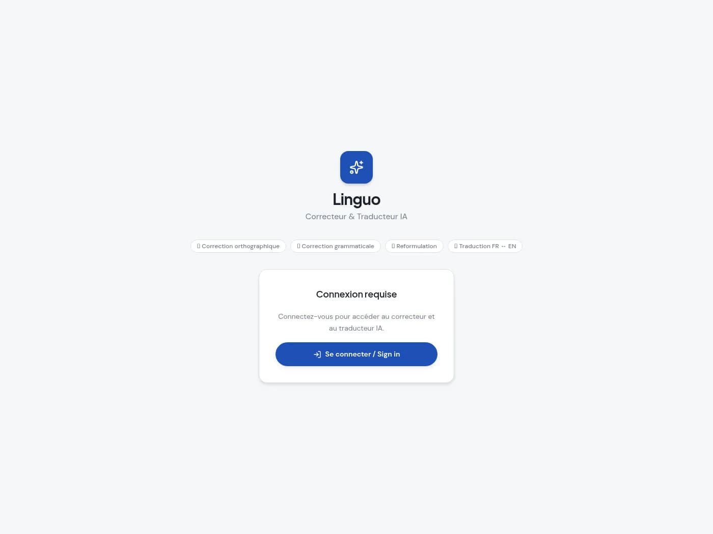 Linguo Corrector AI