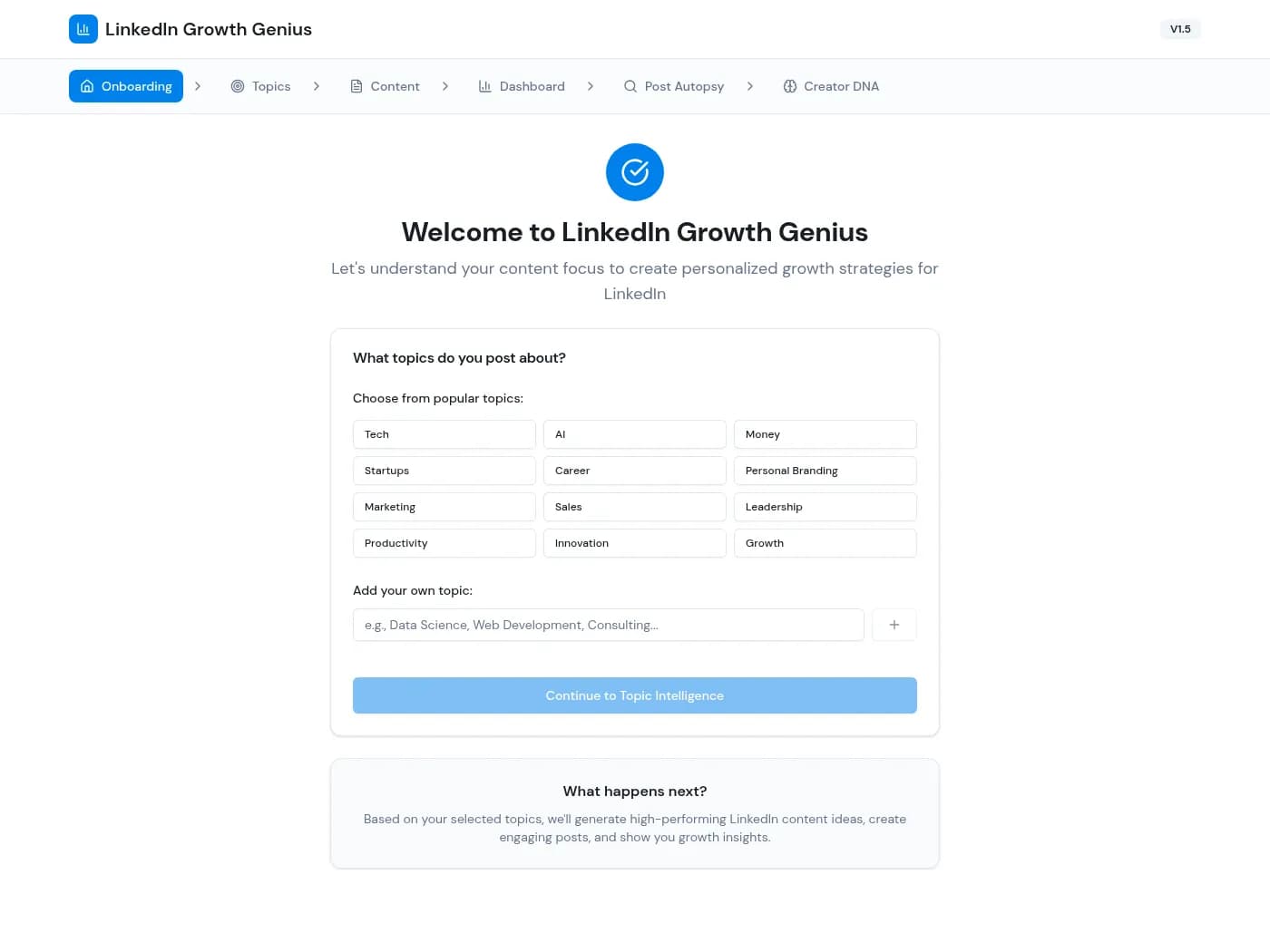 LinkedIn Growth Genius