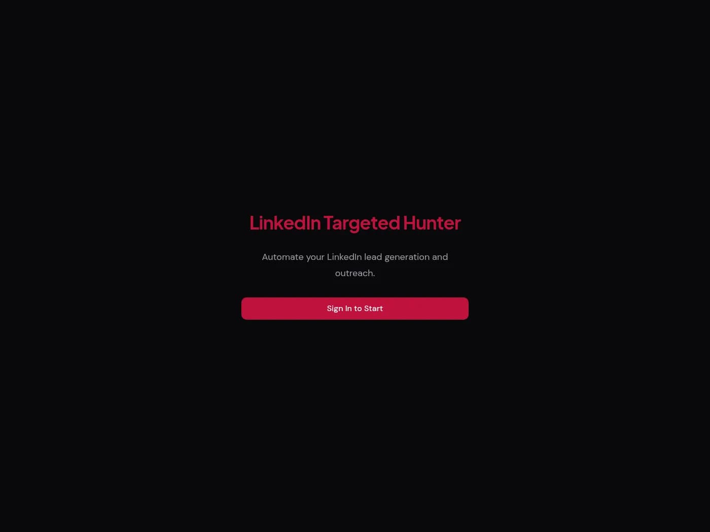 LinkedIn Targeted Hunter