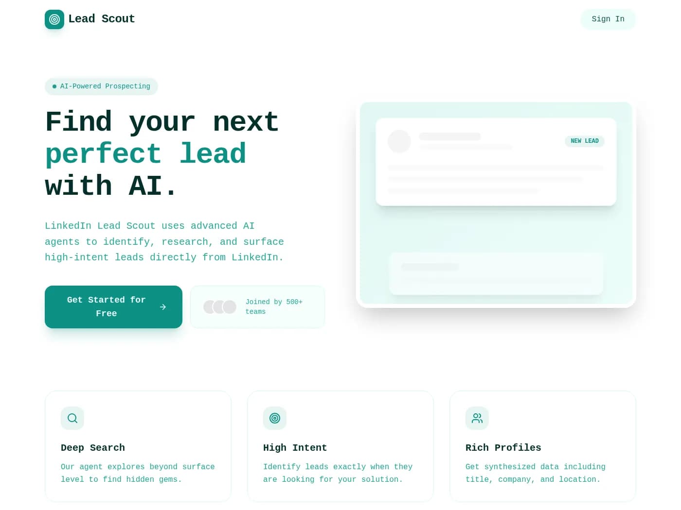LinkedIn Lead Scout