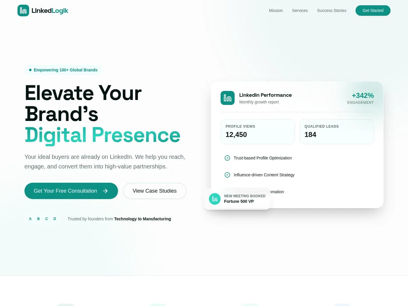 LinkedLogik Website Refresh