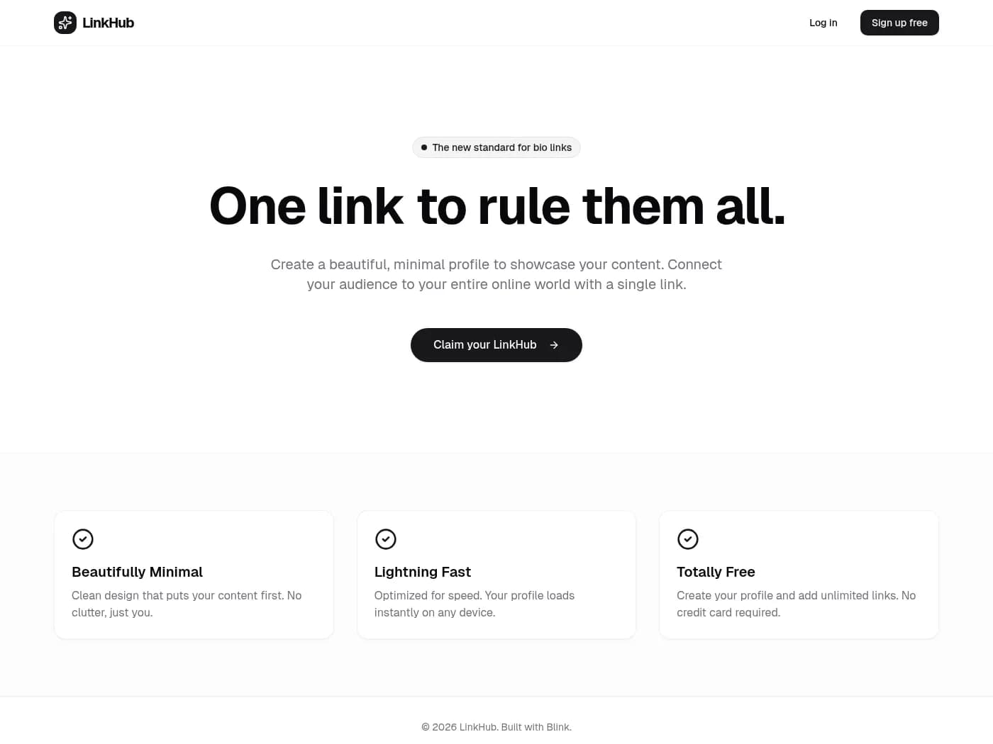 LinkHub Bio Page