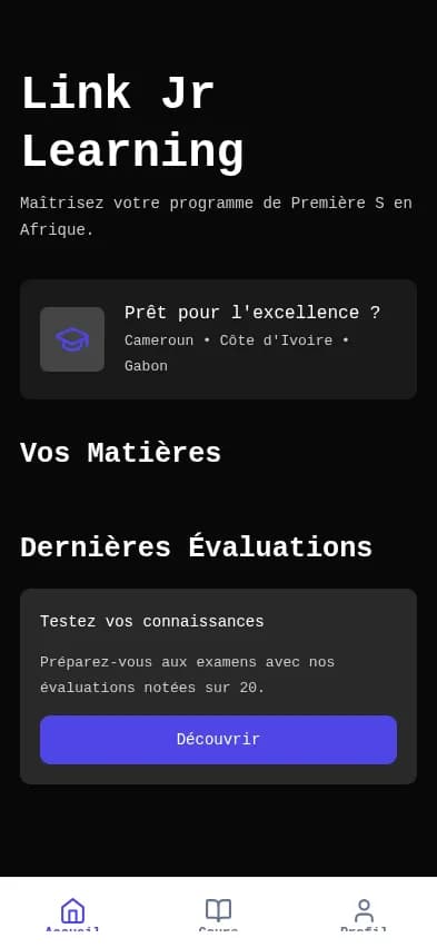 Link Jr Learning App