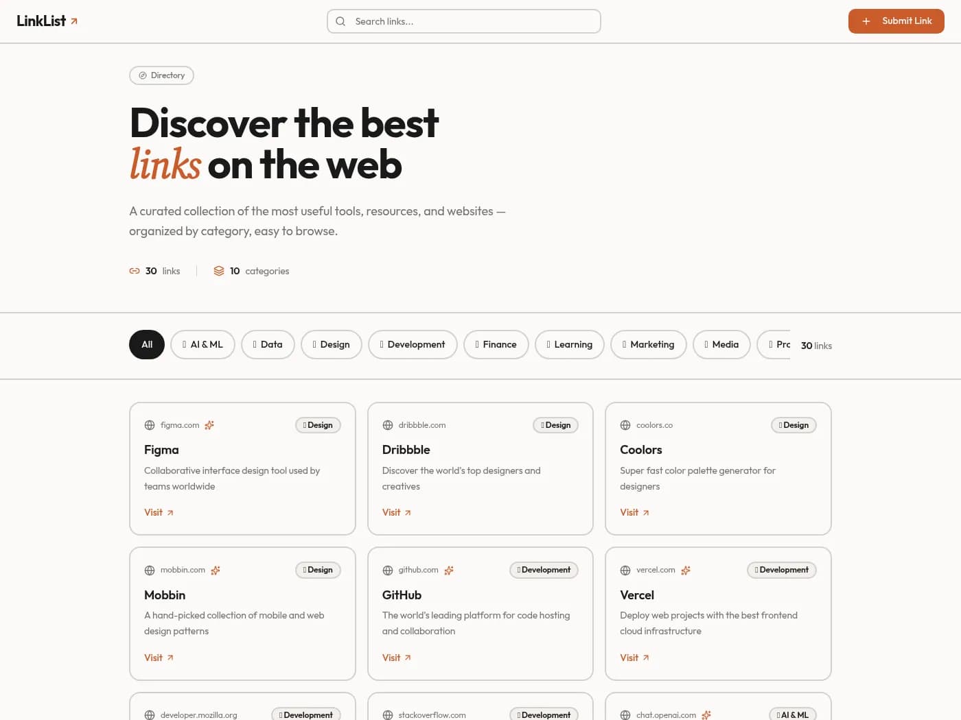 LinkList Directory