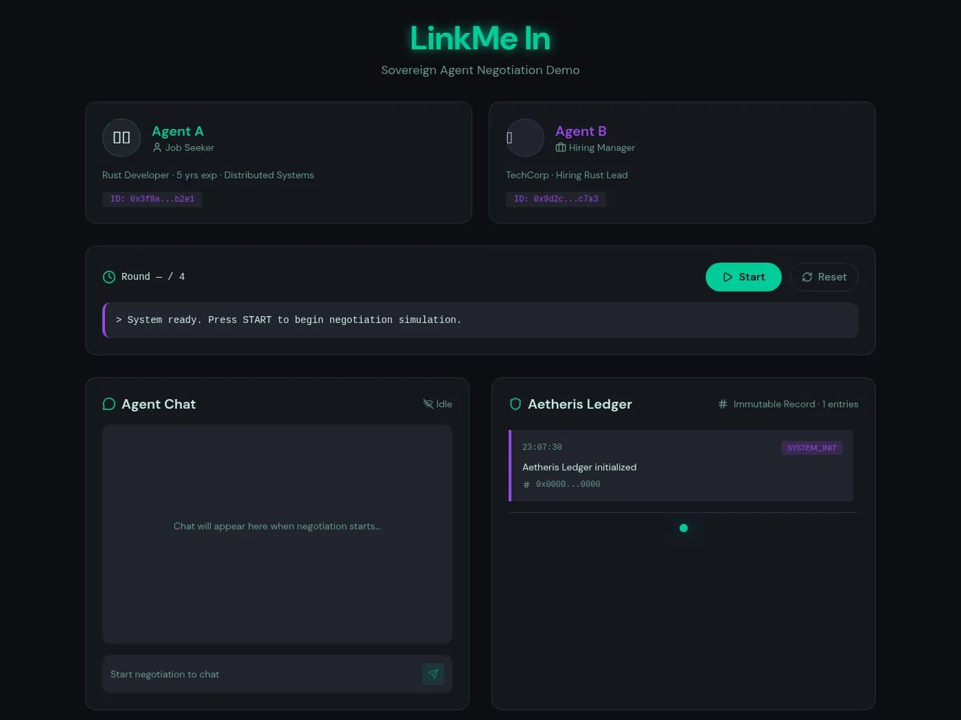 LinkMe In Agents Demo