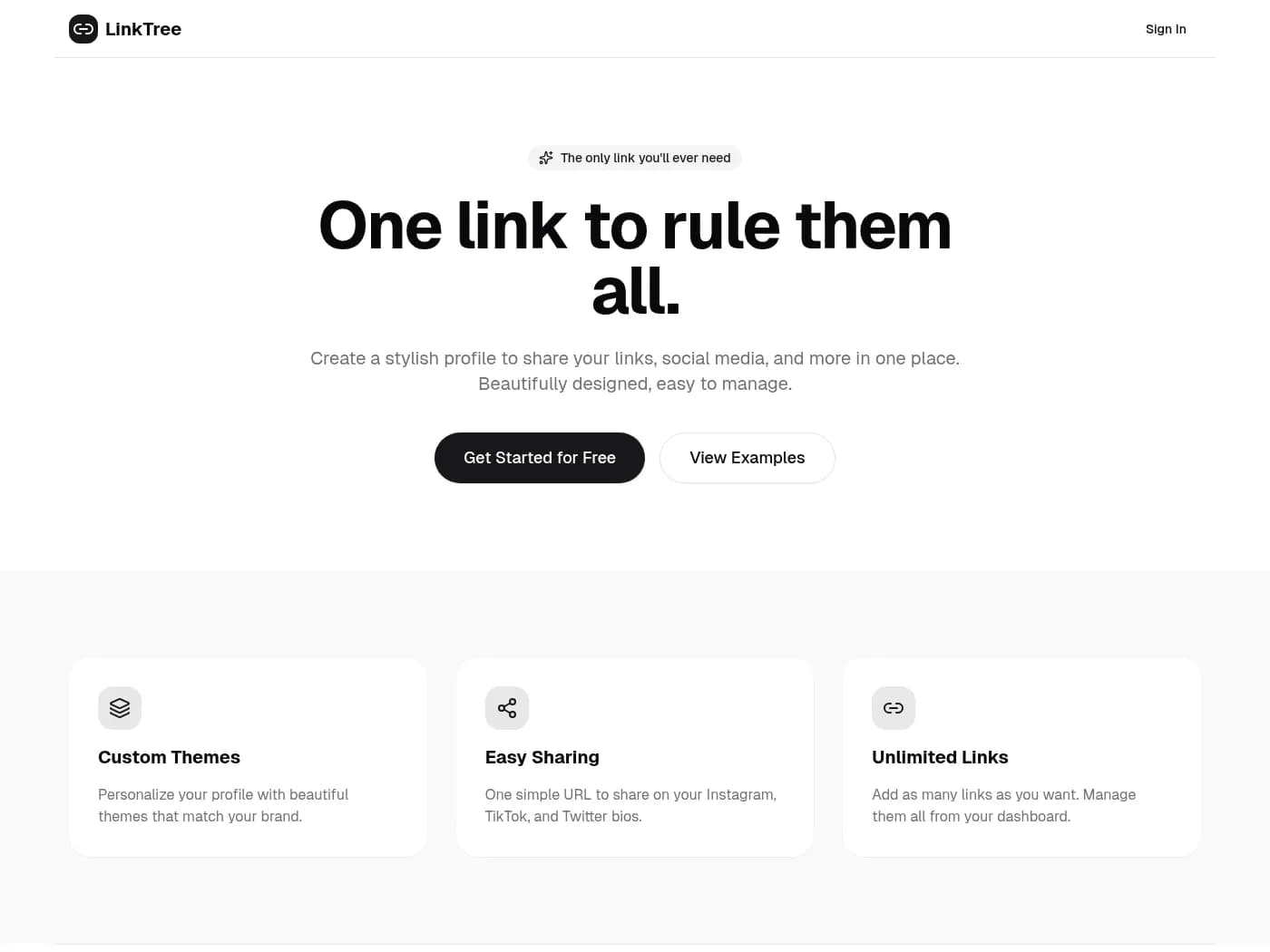 LinkTree Builder
