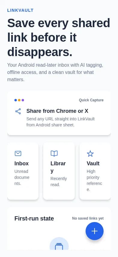 LinkVault Android App