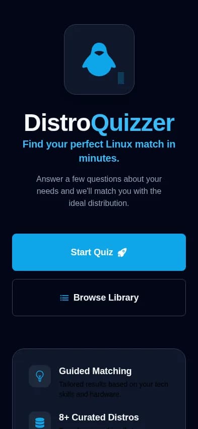 Linux Distro Quizzer