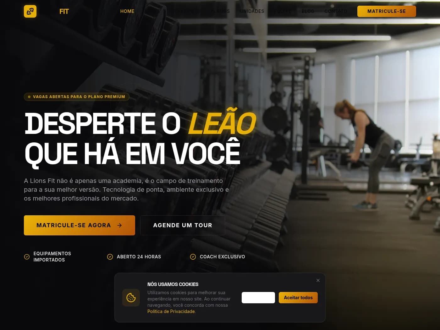 Lions Fit UI Kit