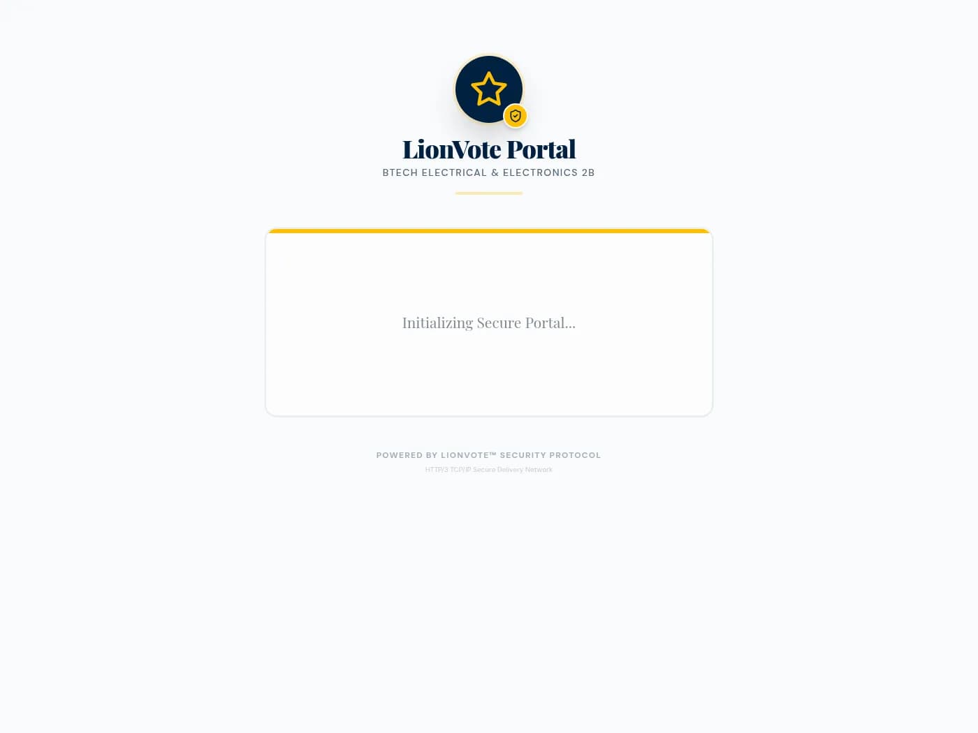 LionVote Portal
