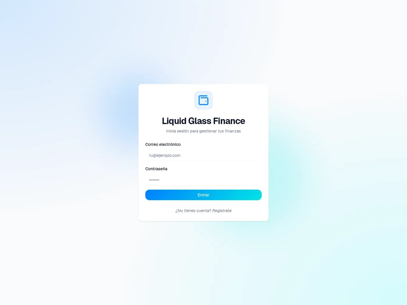 Liquid Glass Finance