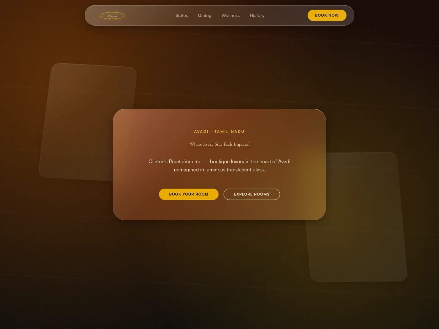 Liquid Glass Hotel Web