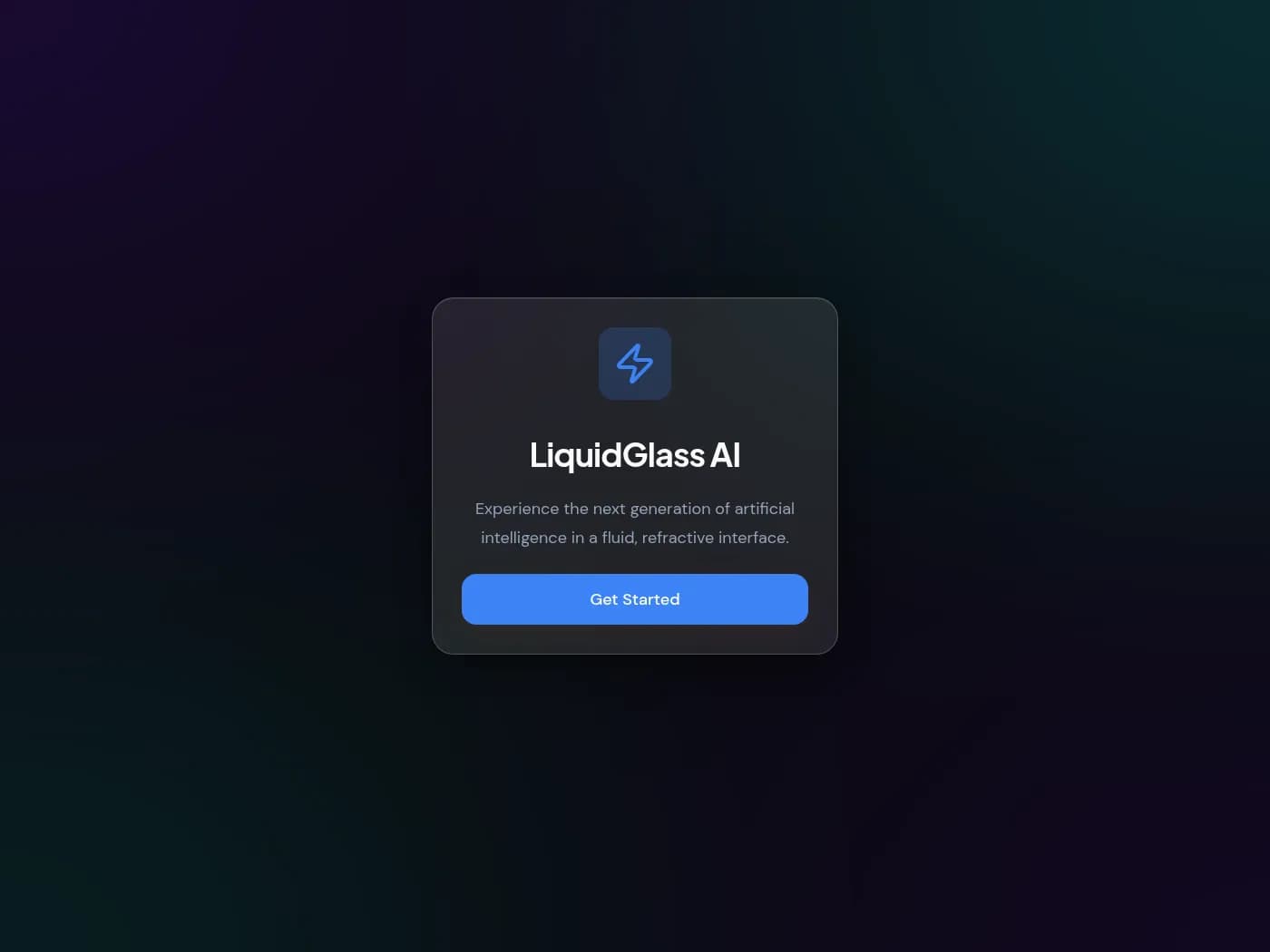 LiquidGlass AI App