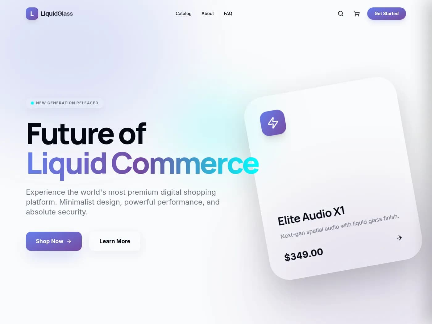 LiquidGlass Commerce