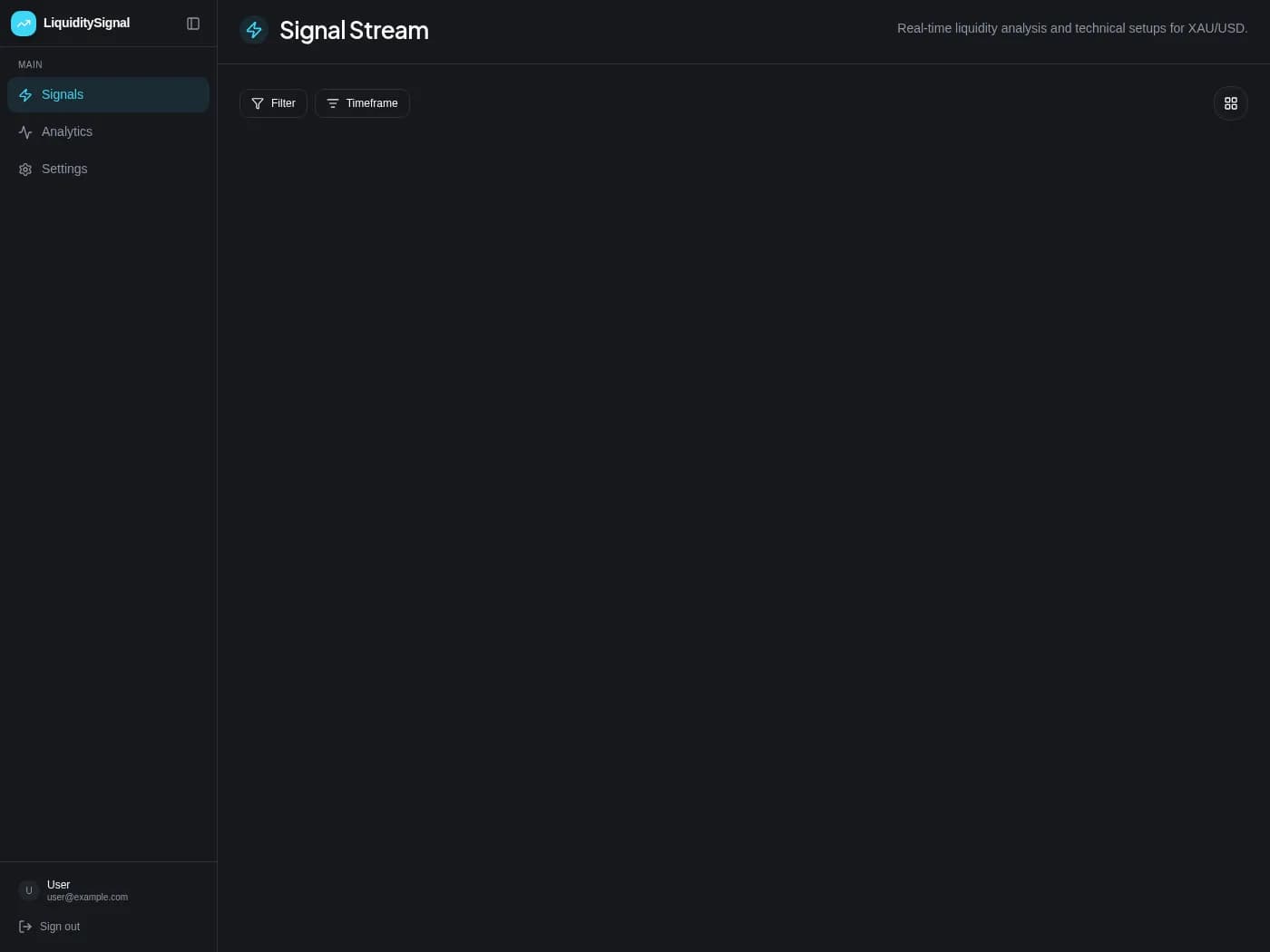 Liquidity Signal Analyzer