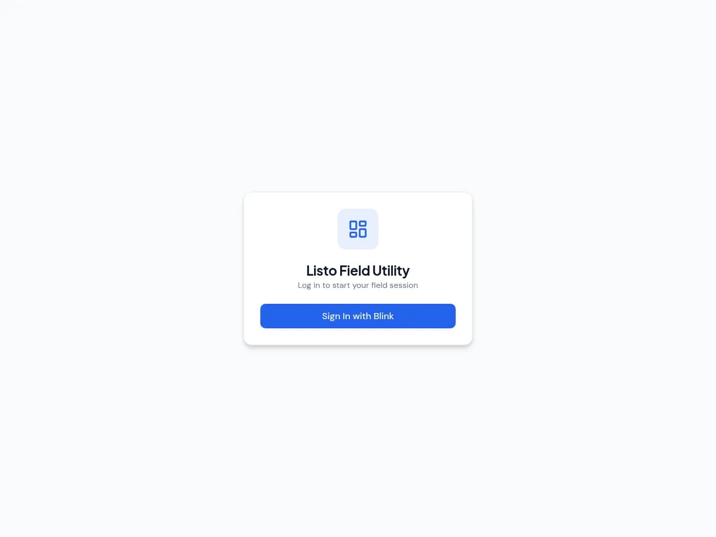 Listo Field Utility