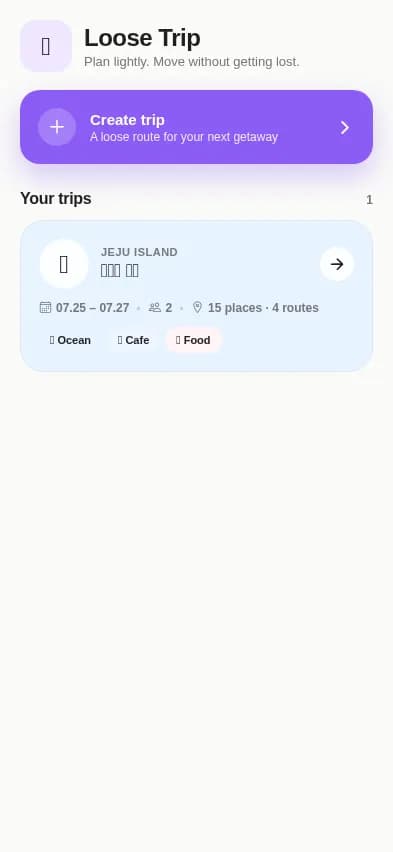 Lite Trip Planner
