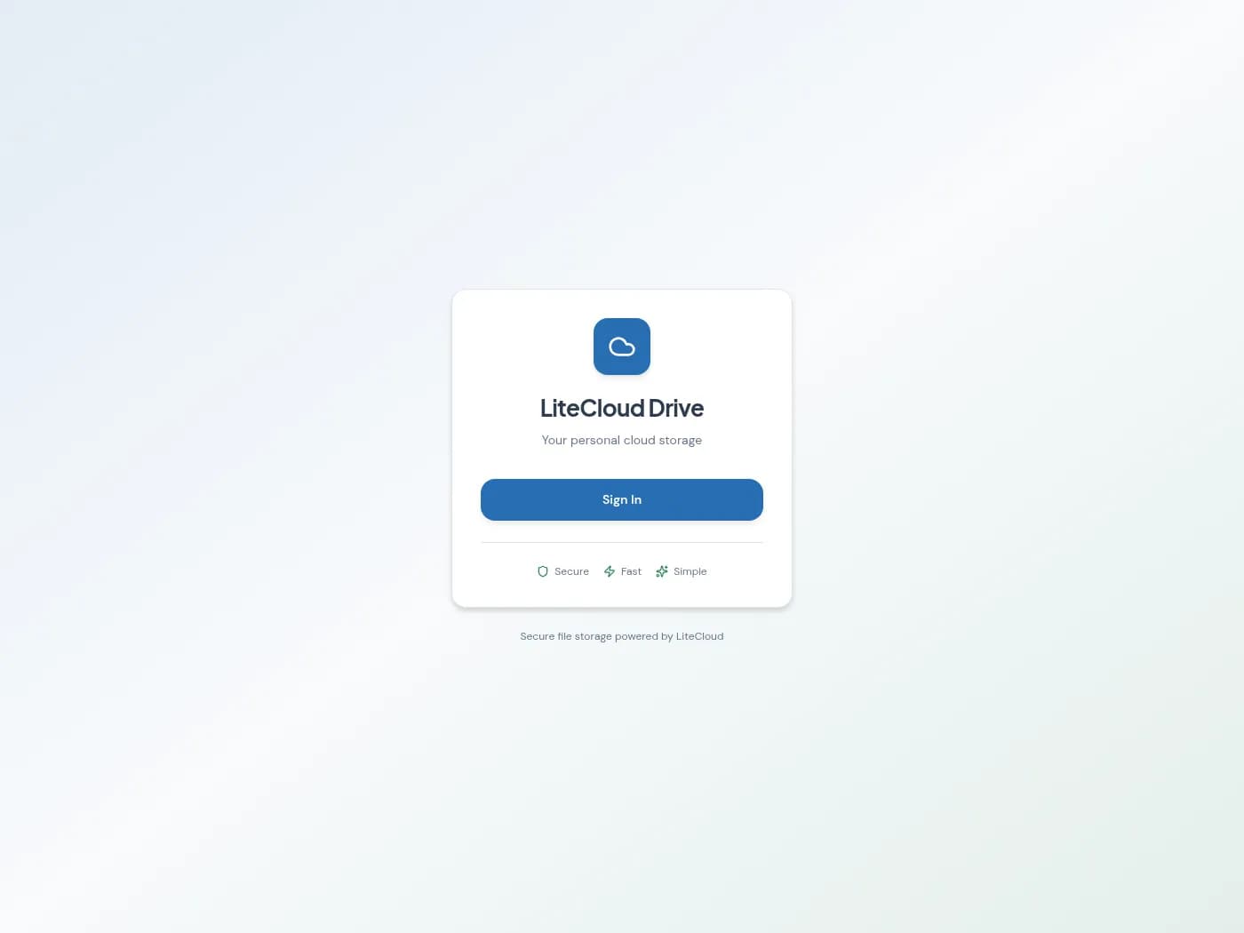 LiteCloud Drive