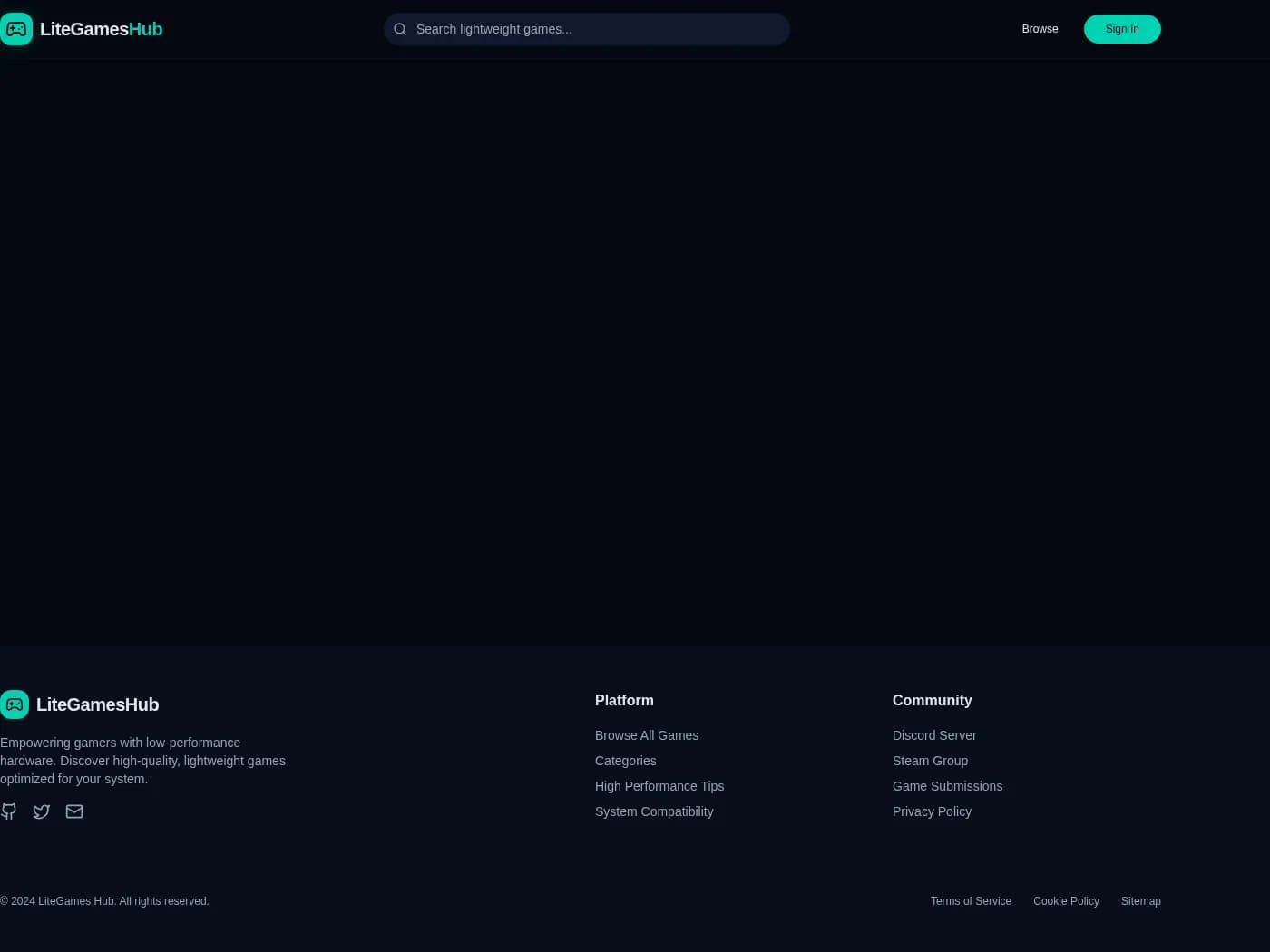 LiteGames Hub
