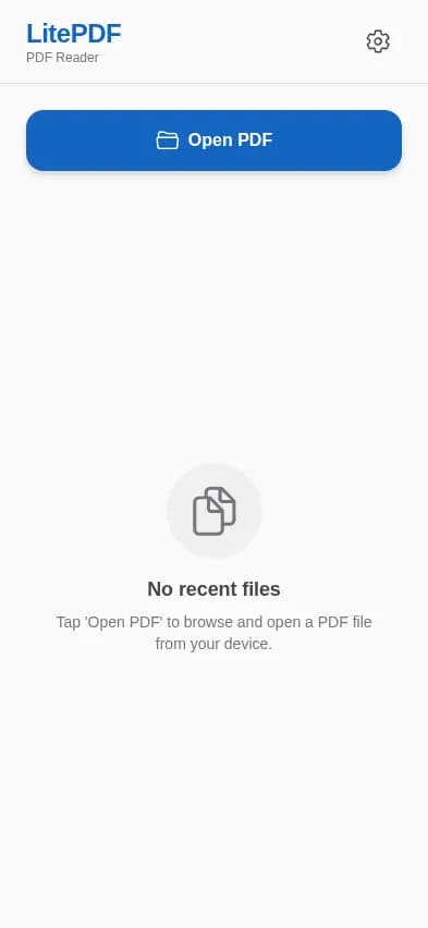 LitePDF Reader
