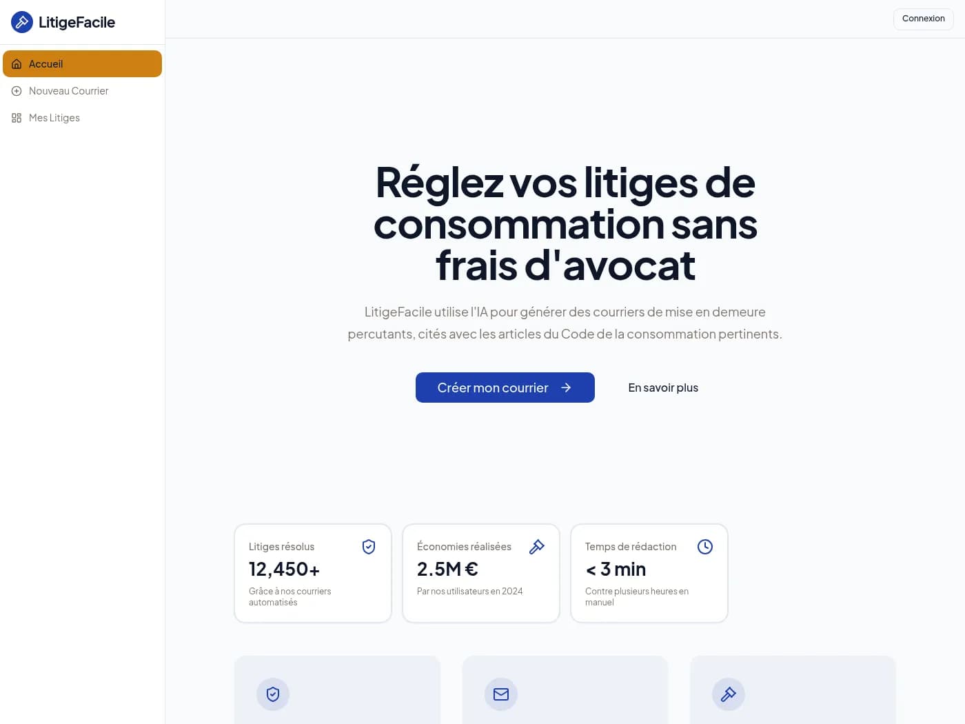 LitigeFacile Web App