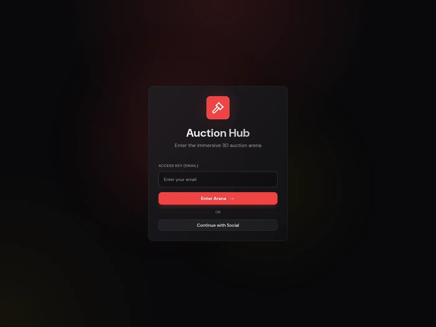 Live Player Auction Hub