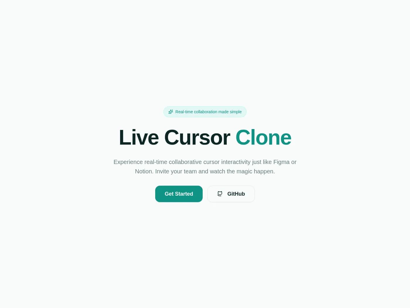 Live Cursor Clone