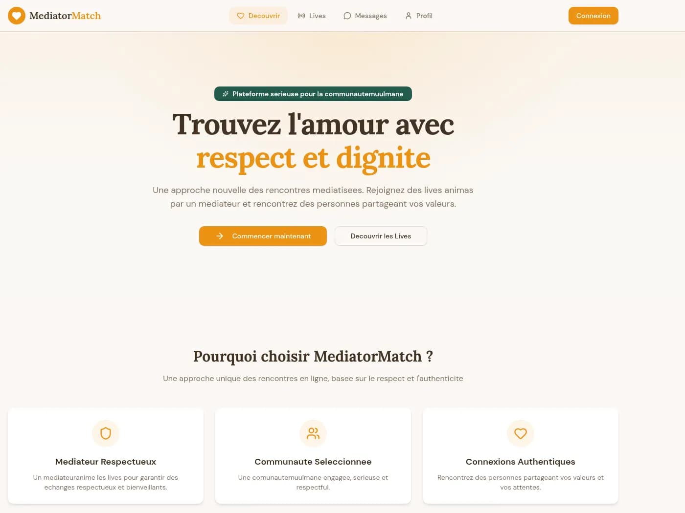 Mediator Match Live