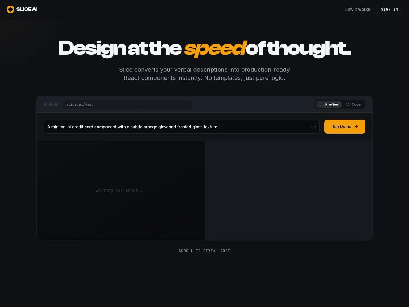 Live Demo Product Page