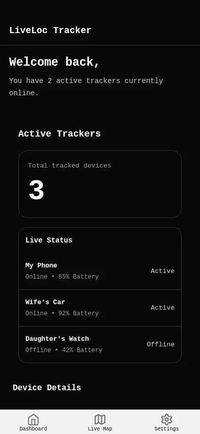 Live Location Tracker