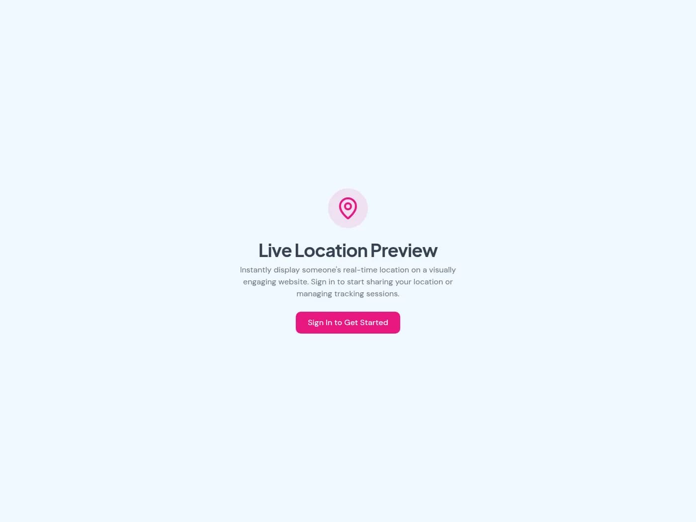 Live Location Preview