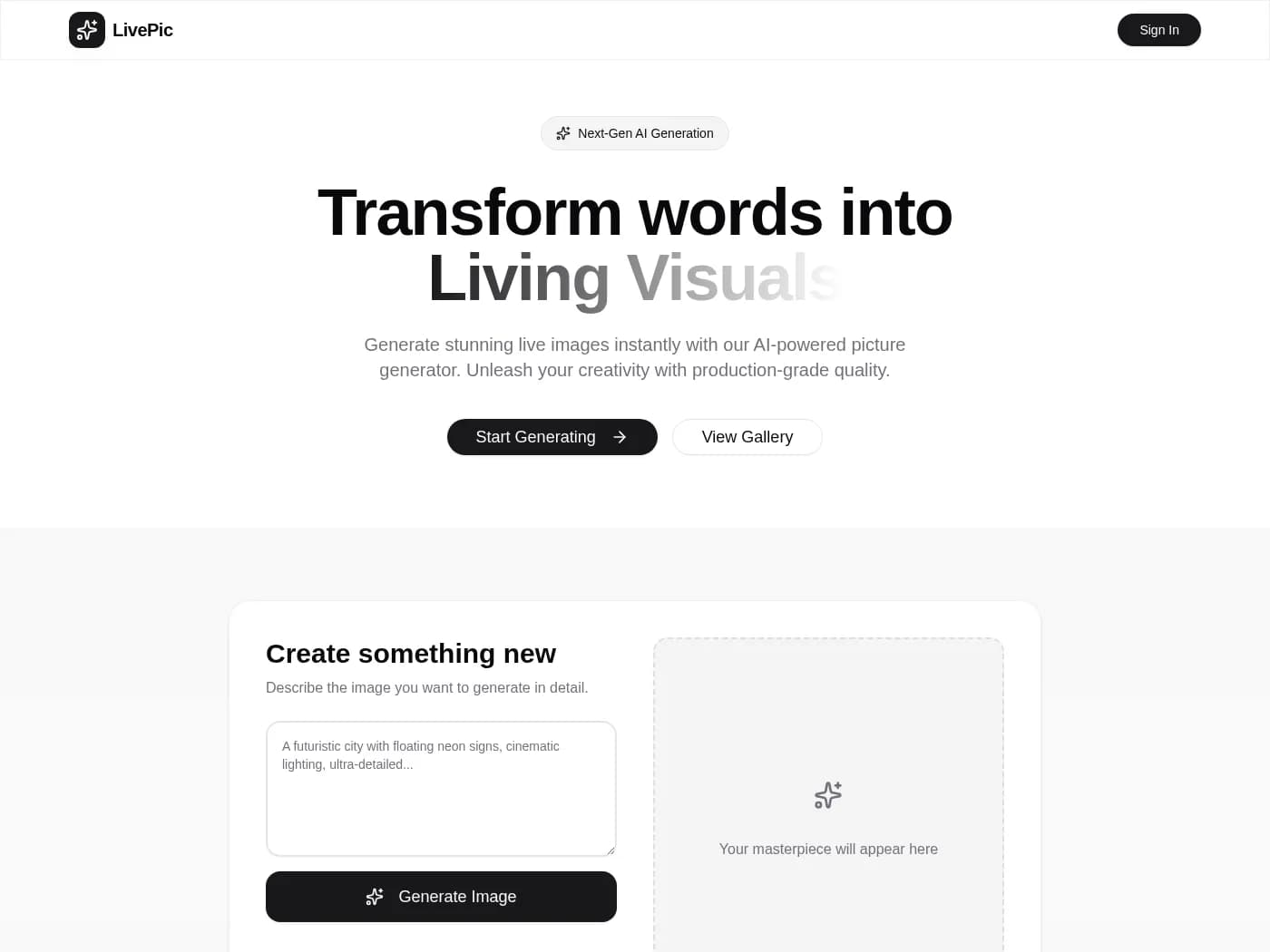 LivePic Generator