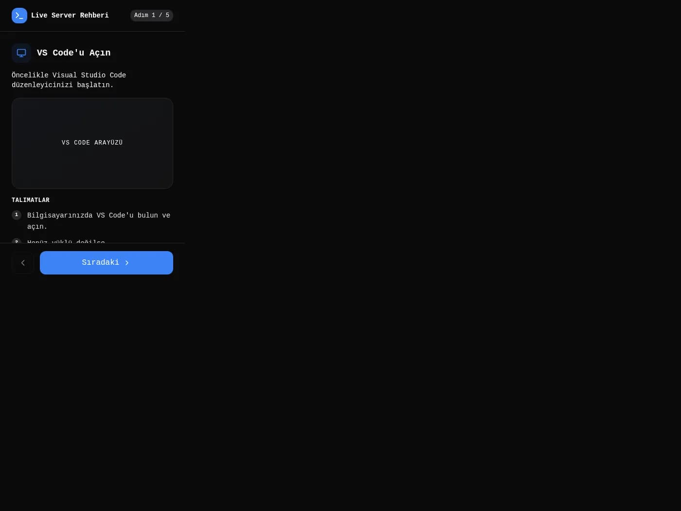 VS Code Live Server Helper