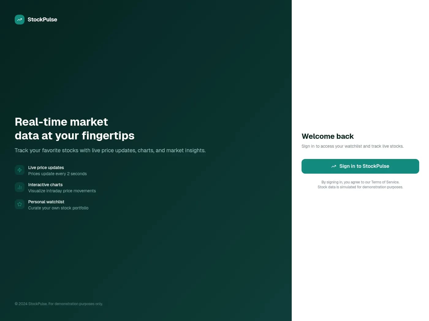 Live Stock Tracker