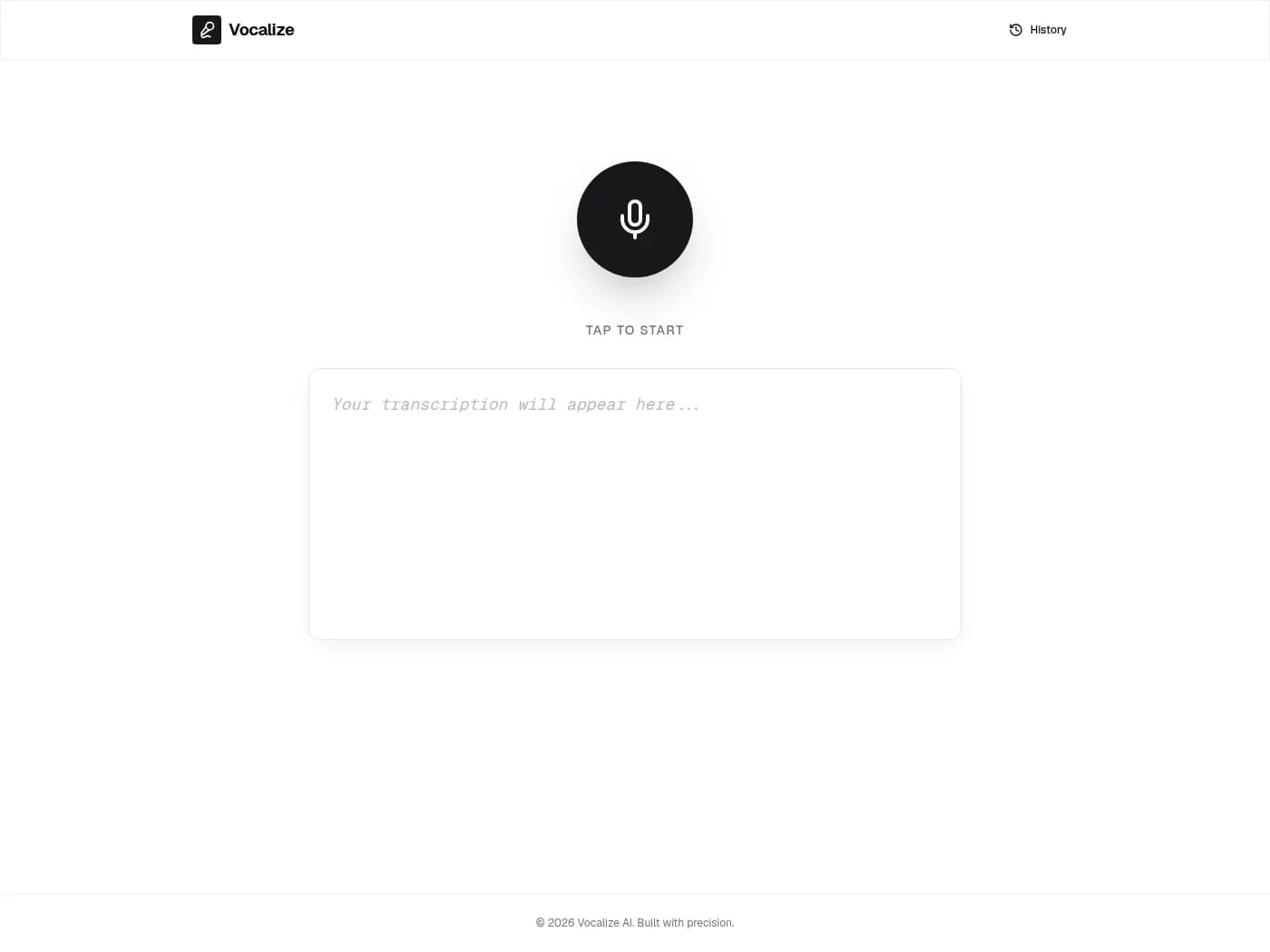Live Voice Transcriber