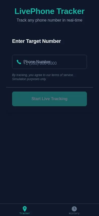 LivePhone Tracker