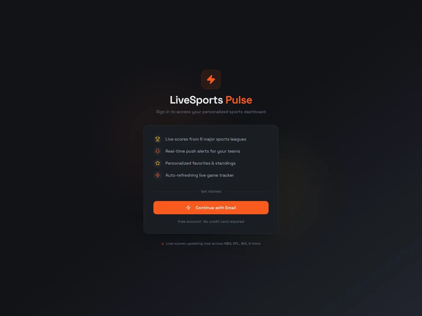 LiveSports Pulse