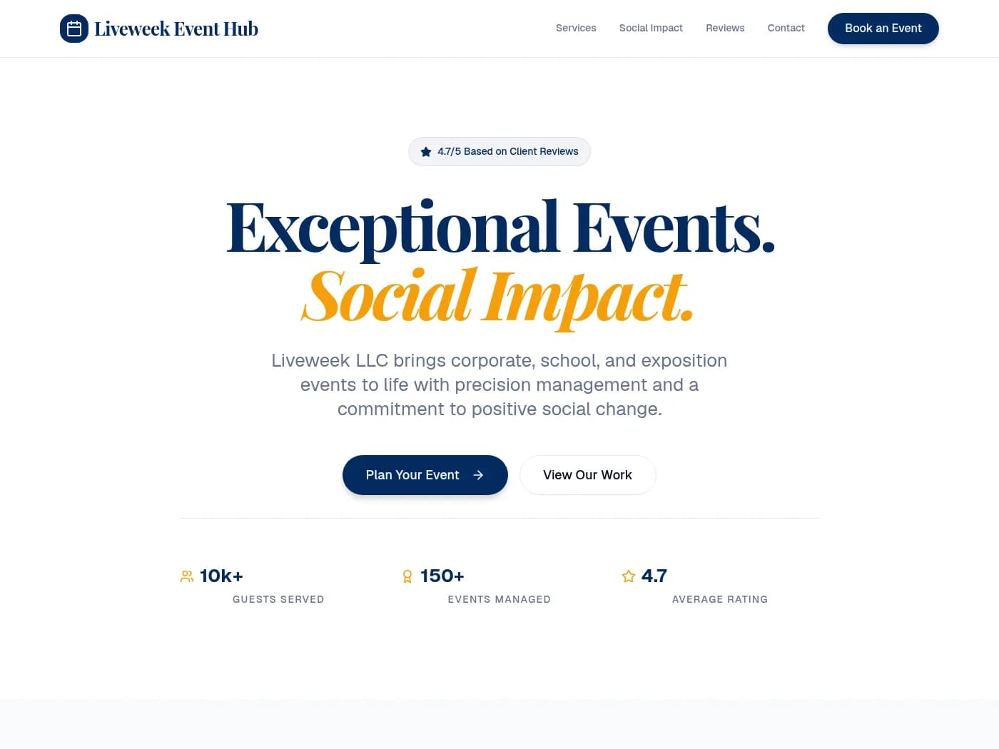 Liveweek Event Hub