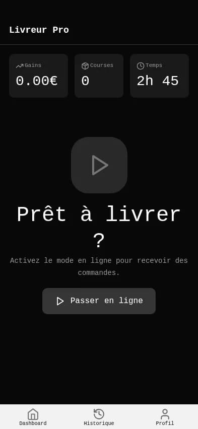 Livreur Pro App