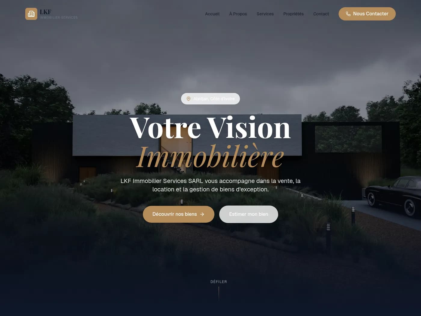 LKF Immobilier Site Web