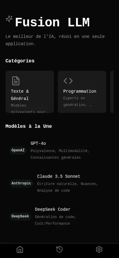 Fusion LLM iOS App