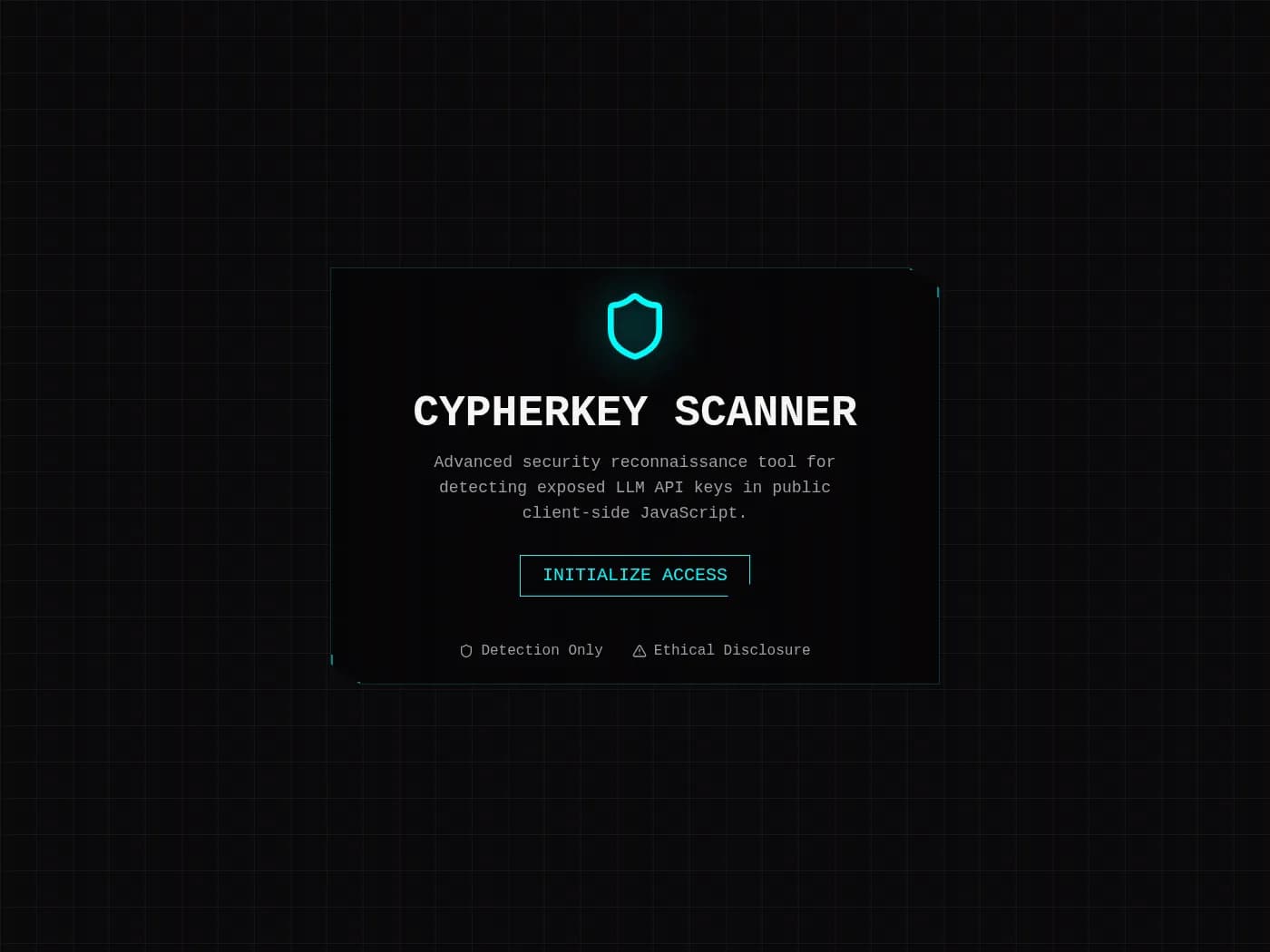 CypherKey Scanner