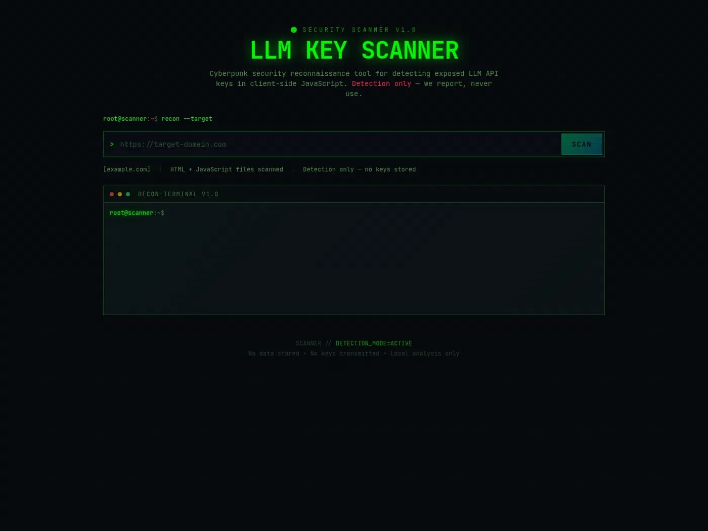 LLM Key Scanner